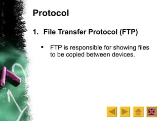Protocol & Type of Networks | PPT