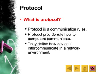 Protocol & Type of Networks | PPT
