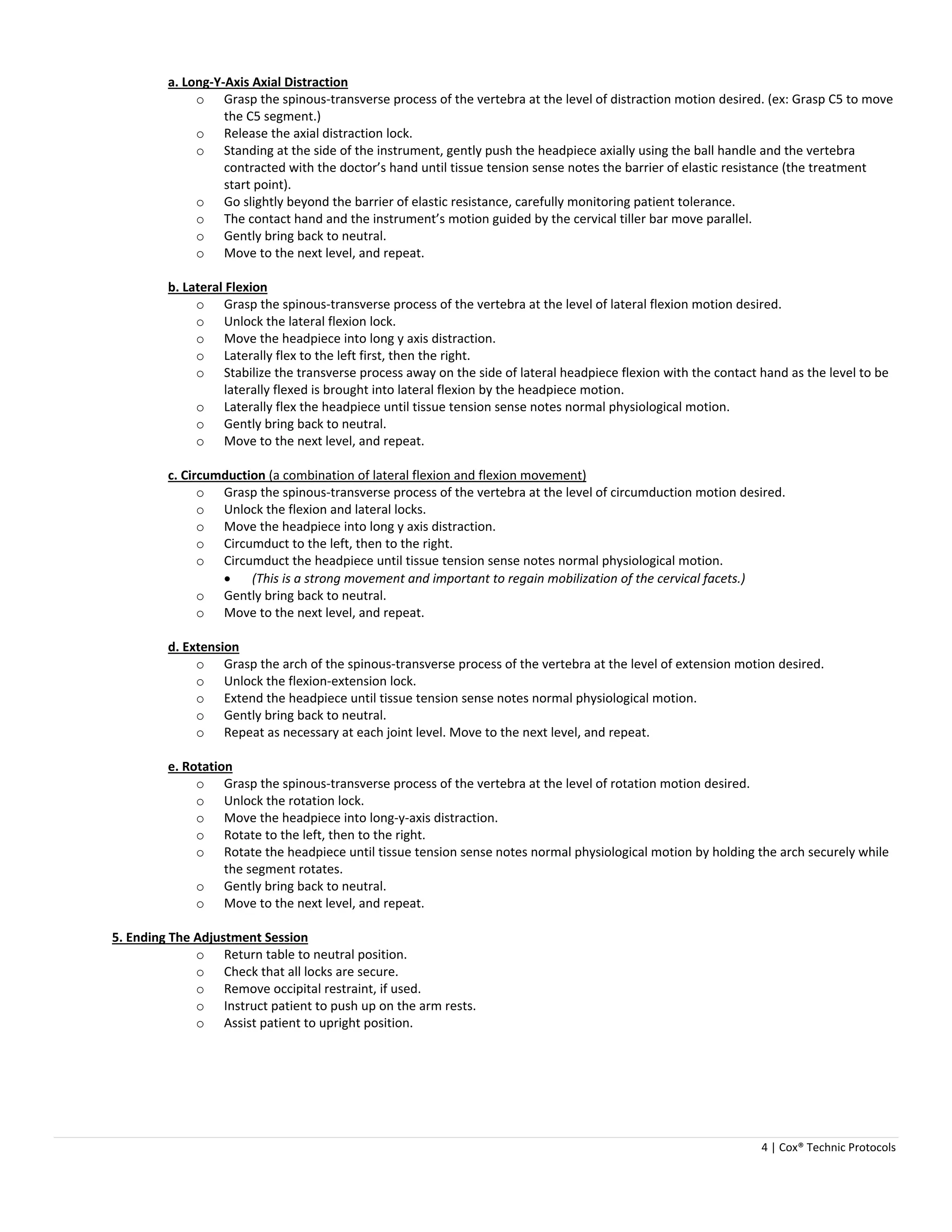 Protocol%20 for%20cox%20technic%202014 | PDF