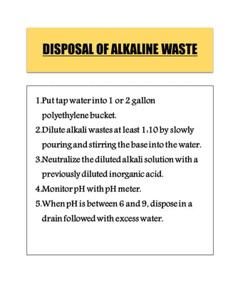 Alkali Waste disposal | DOCX