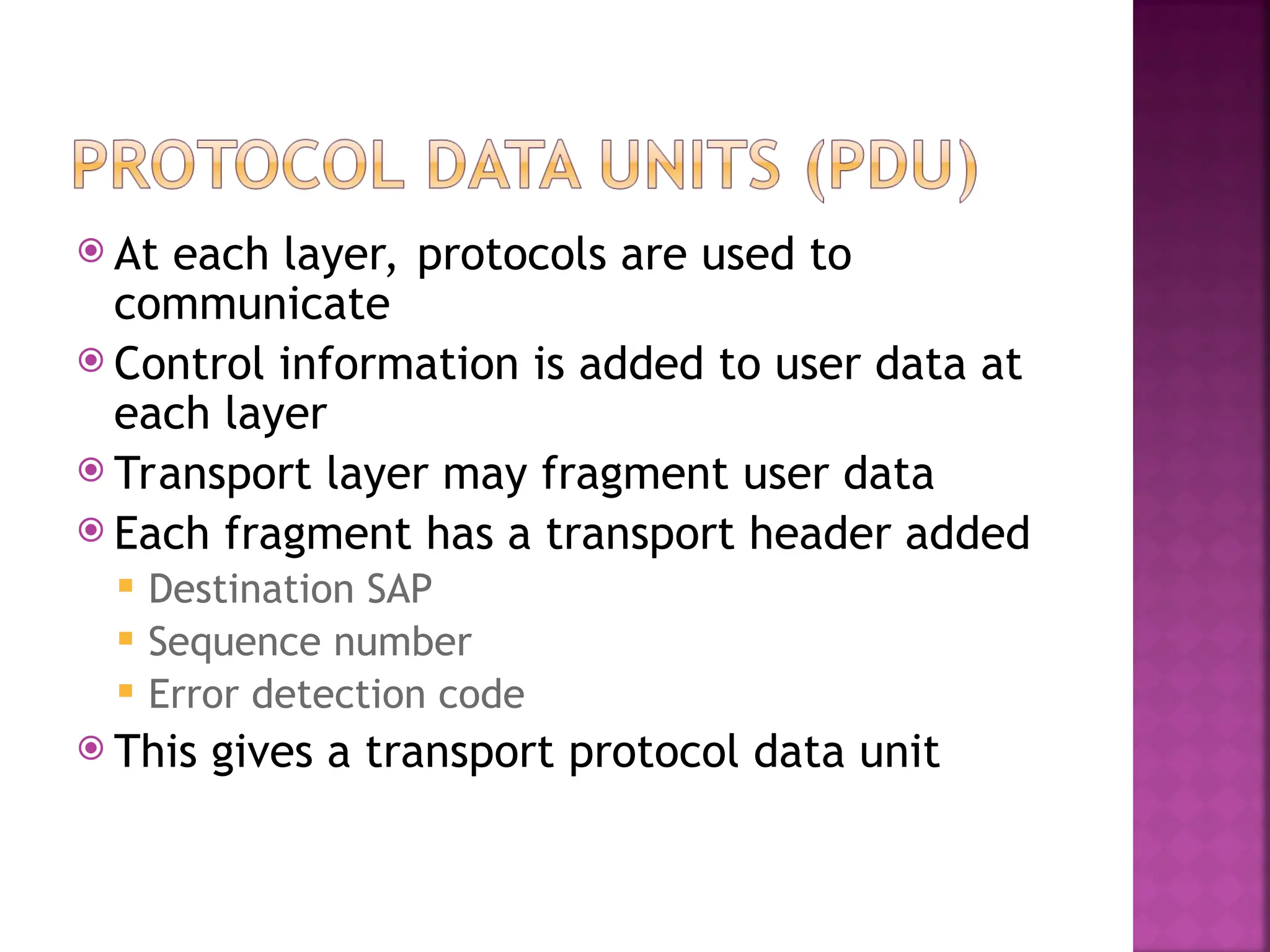 Protocol Architecture power point presentation | PPT