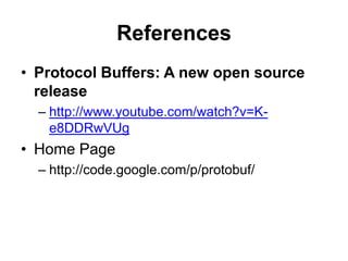 Google Protocol buffer | PPT