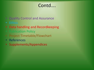 Protocol development | PPTX