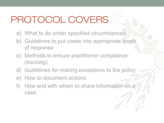 Protocol development 5 2012 | PPT