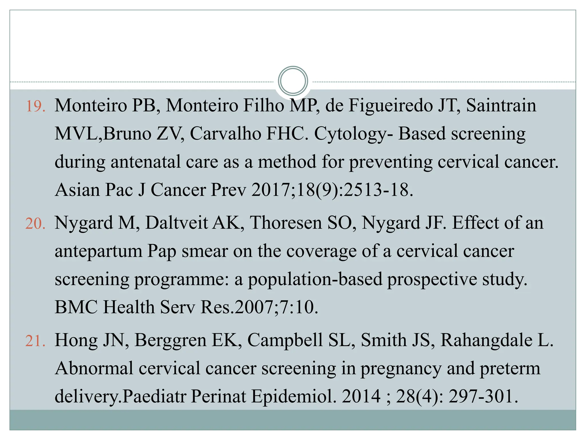 Thesis protocol the pap smear in pregnancy | PPTX
