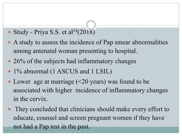 Thesis protocol the pap smear in pregnancy | PPTX