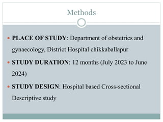 Thesis protocol the pap smear in pregnancy | PPTX