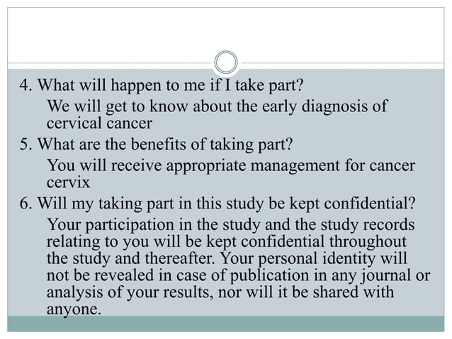 Thesis protocol the pap smear in pregnancy | PPTX