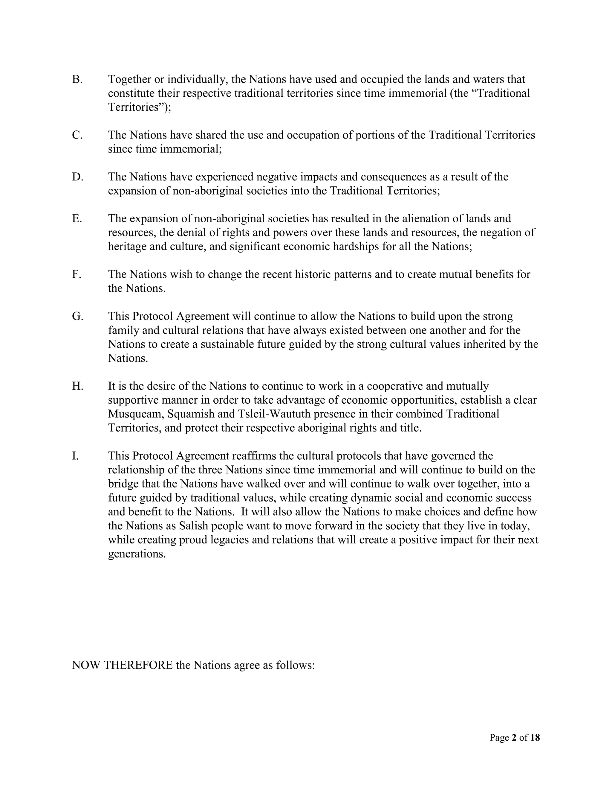 Protocol Agreement | PDF
