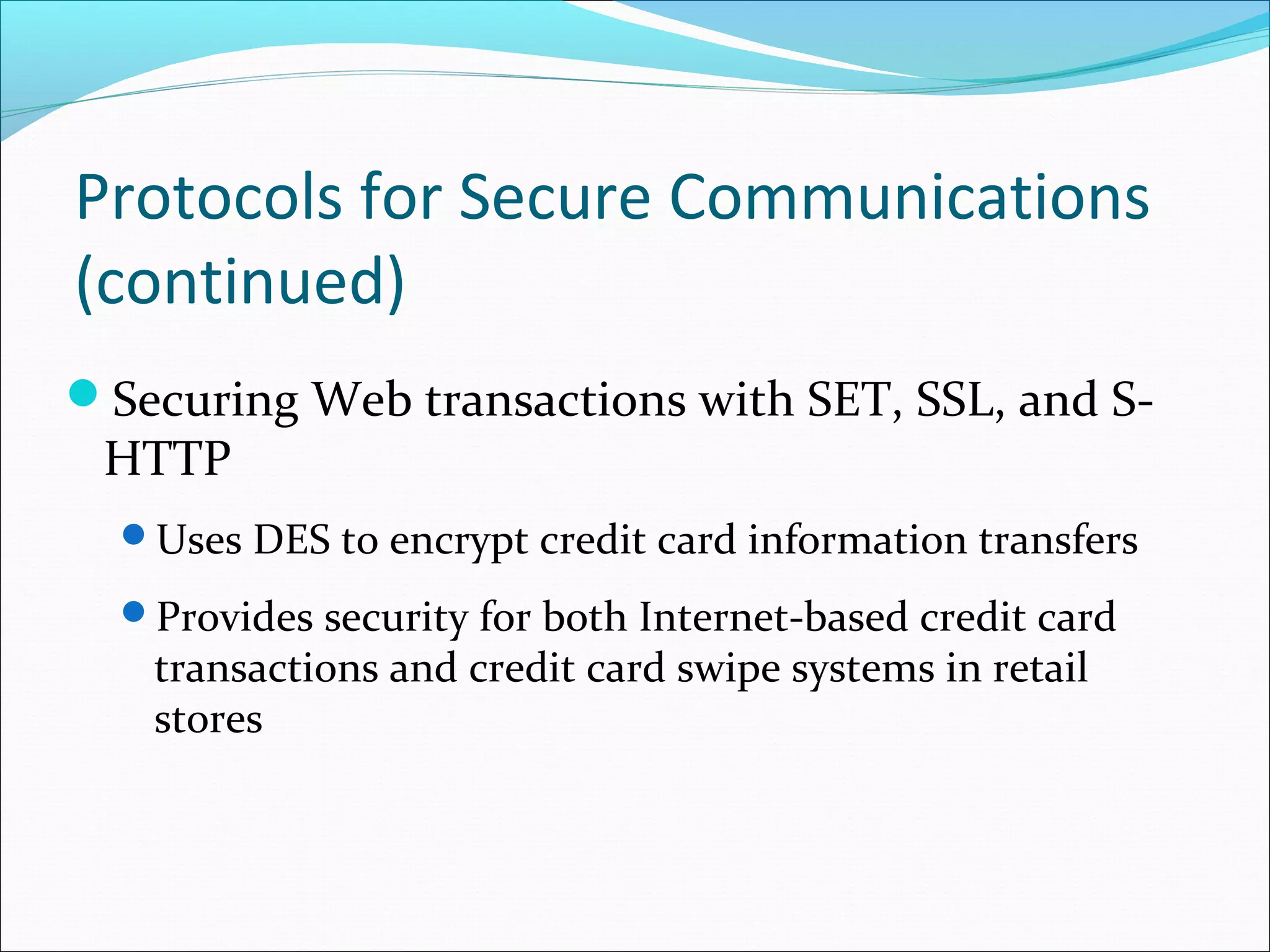 Protocol for Secure Communication | PPT