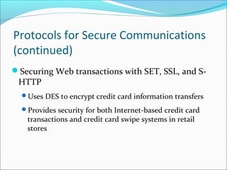 Protocol for Secure Communication | PPT