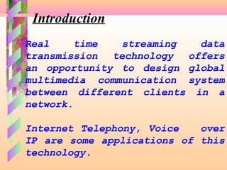 Protocol For Streaming Media | PPT
