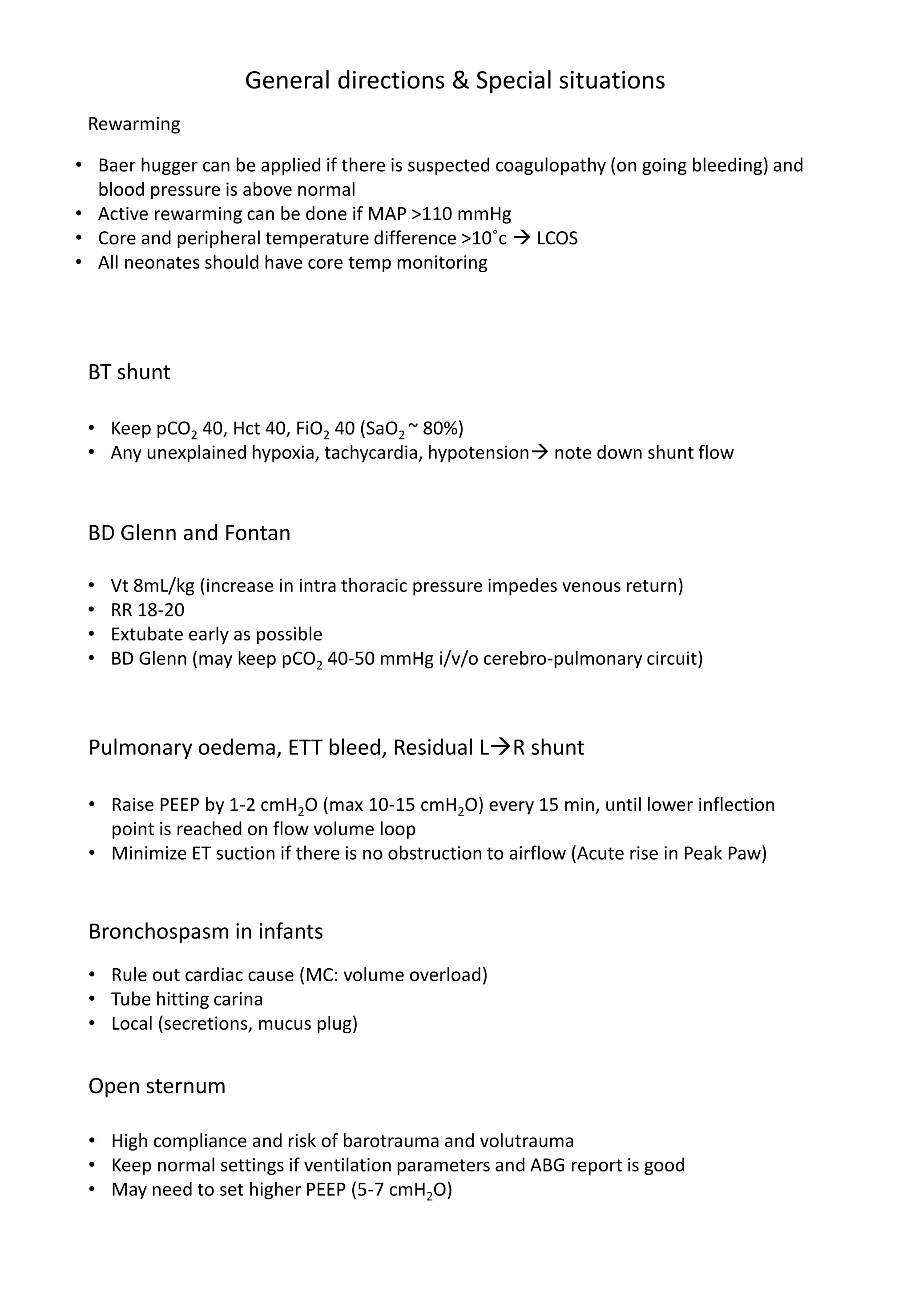 Protocol for ventilator settings | PPTX