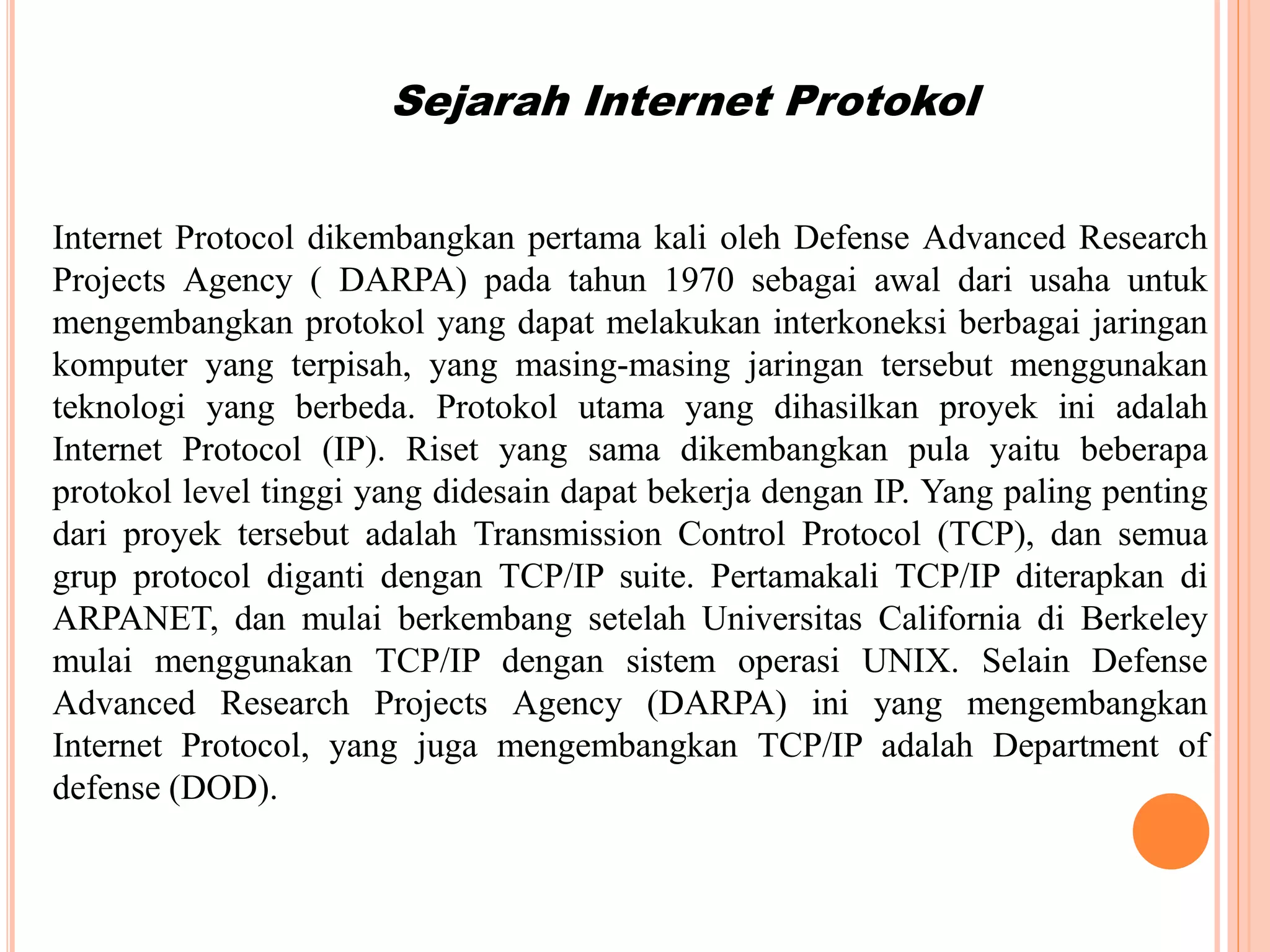 PROTOCOL, IP ADDRESS.ppt