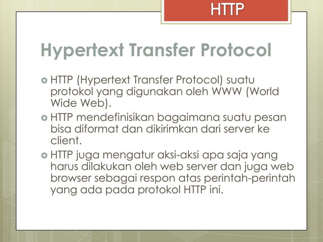 Protocol jaringan komputer | PPTX