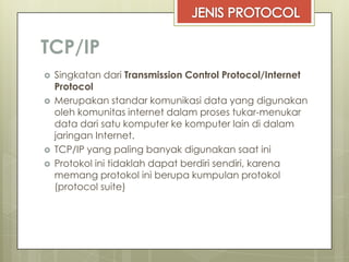 Protocol jaringan komputer | PPTX