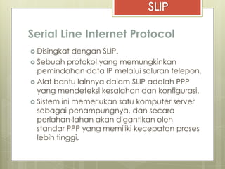Protocol jaringan komputer | PPTX