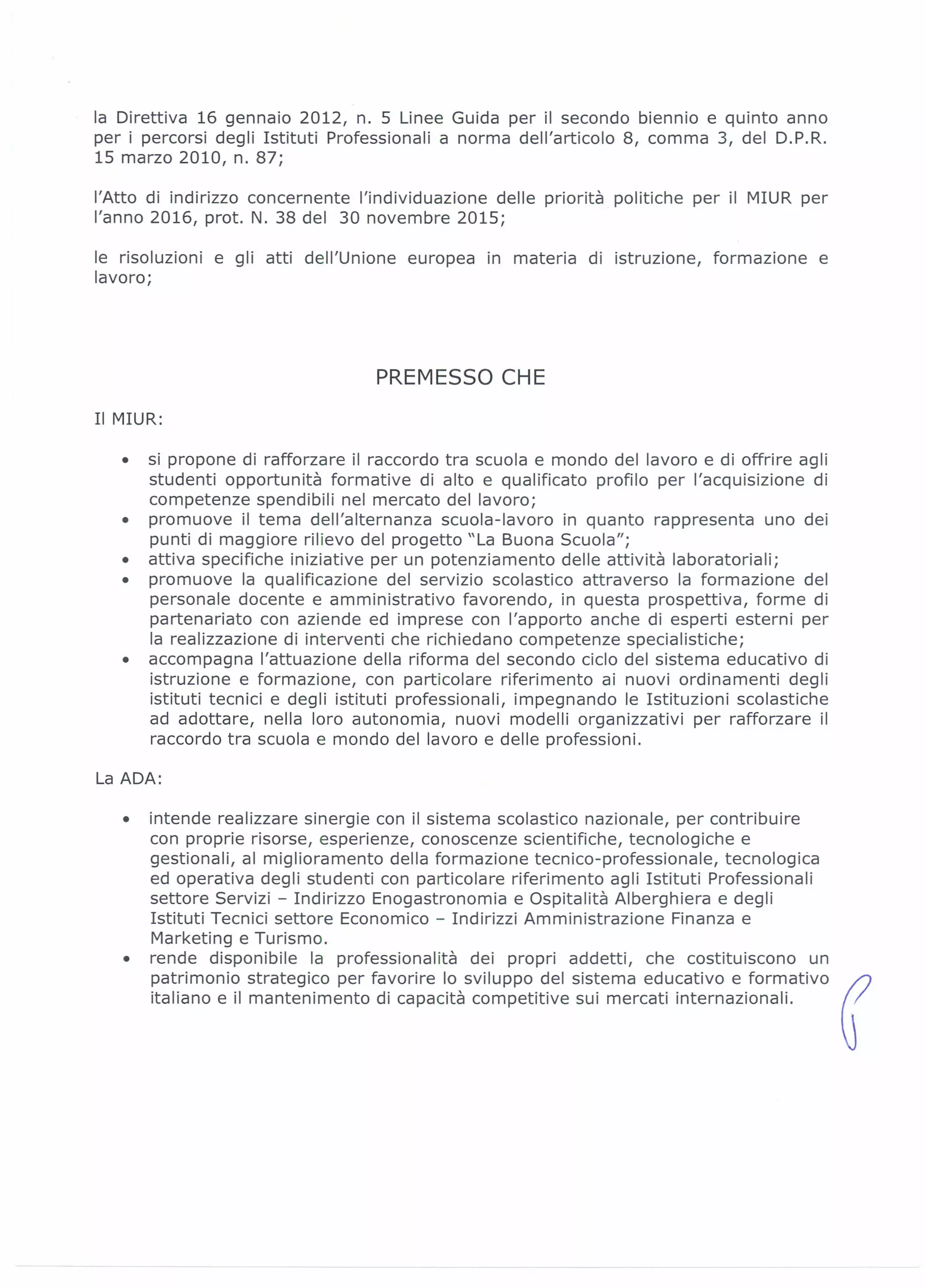 Protocollo miur ada | PDF