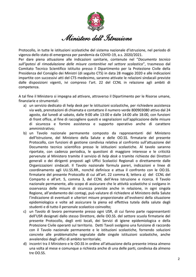 Protocollo sicurezza | PDF
