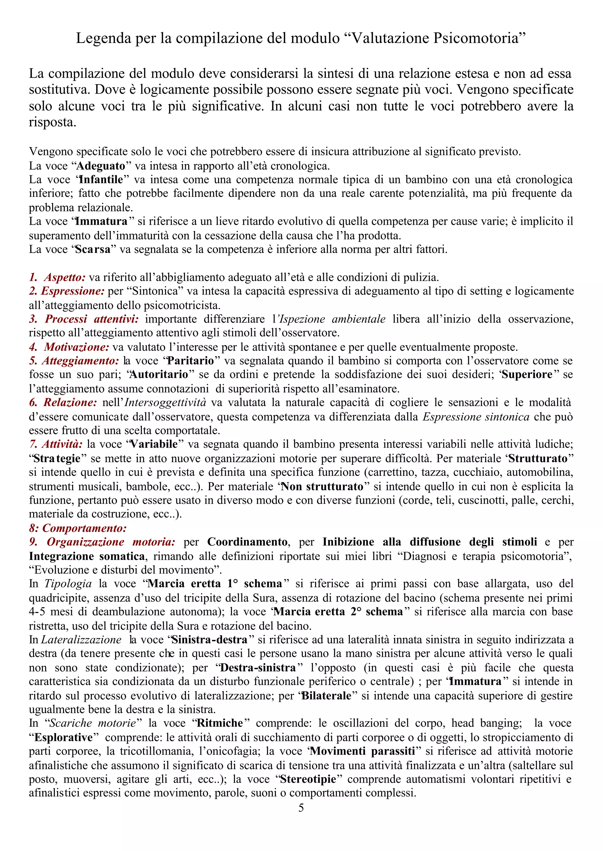 Protocollo valutapsicom | PDF