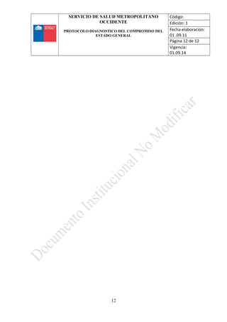 Protocolo compromiso del estado general | DOC