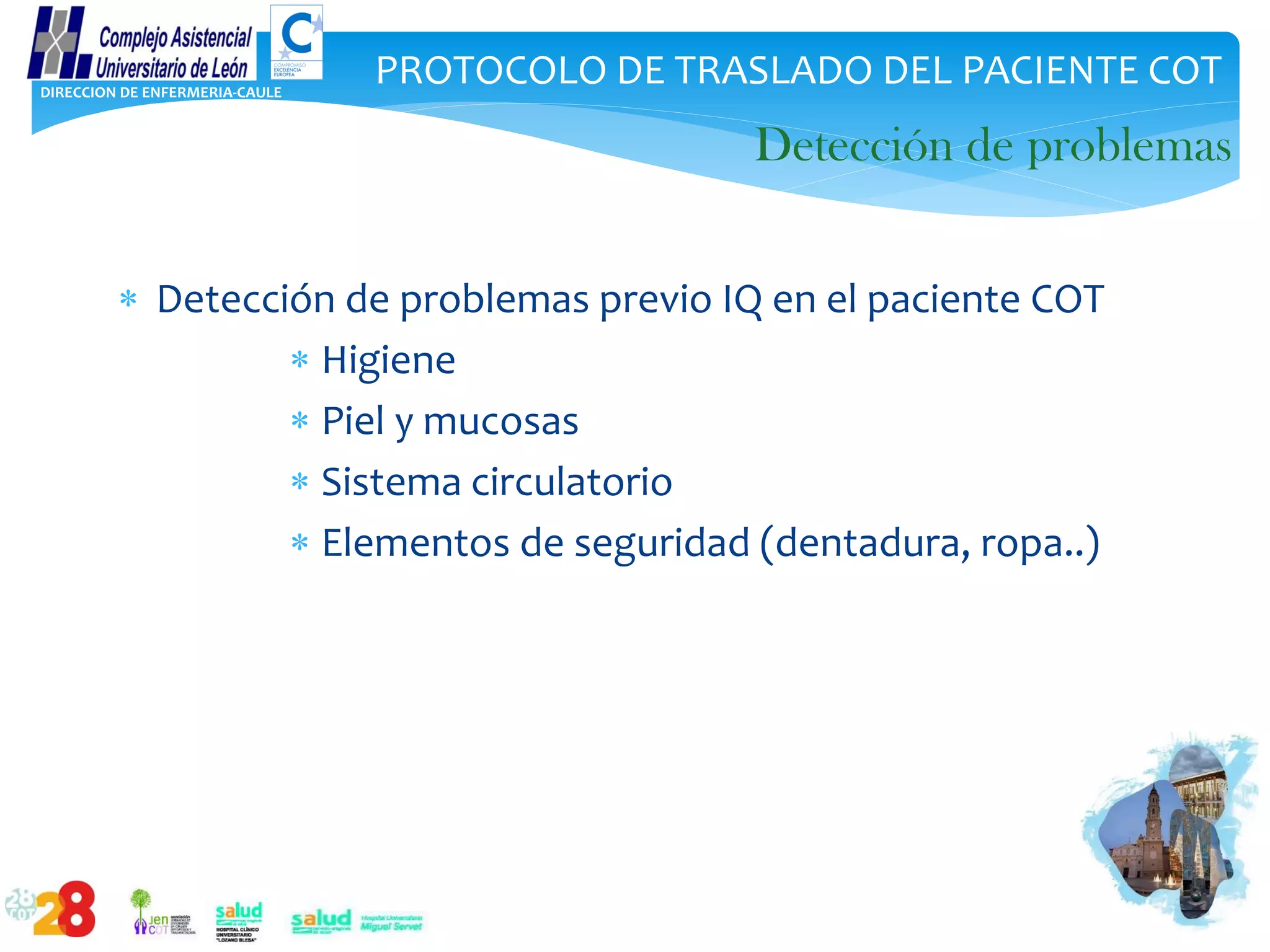 Check-list de seguridad de los pacientes de una unidad de enfermería ...