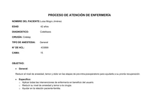 Protocolo de colelap | DOCX