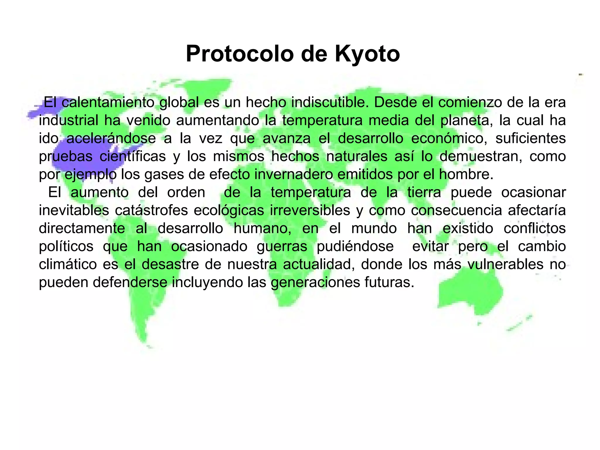Protocolo de kioto | PPT