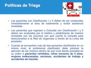 Protocolo de triage de emergencia | PPT