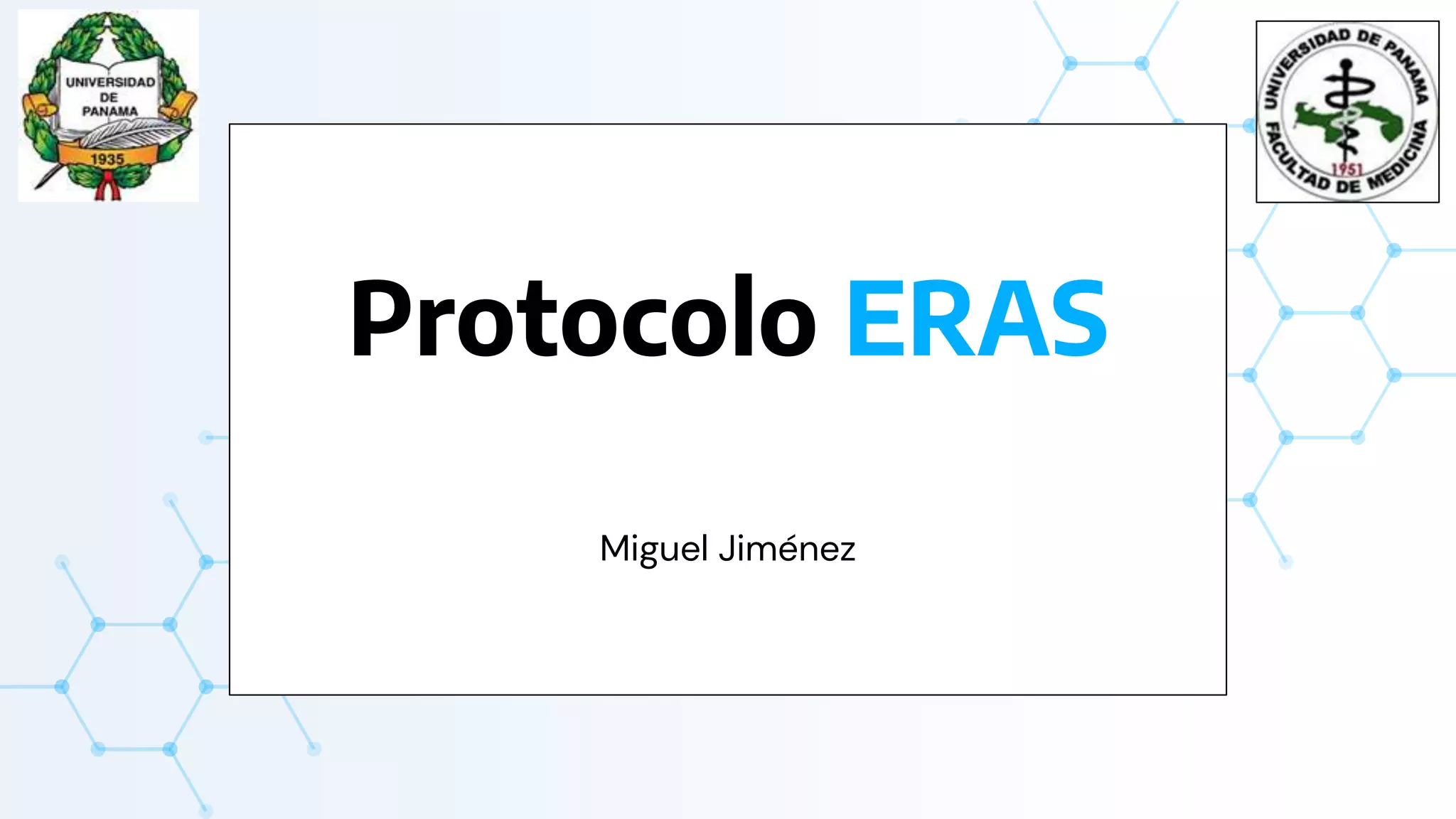 Protocolo ERAS | PPTX
