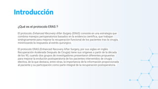 Protocolo ERAS | PPTX