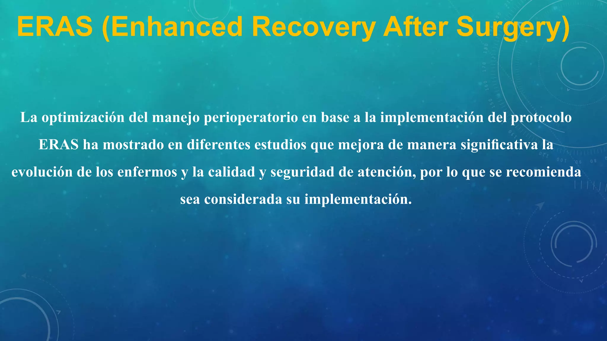 Protocolo ERAS | PPTX