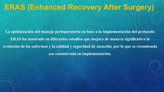 Protocolo ERAS | PPTX