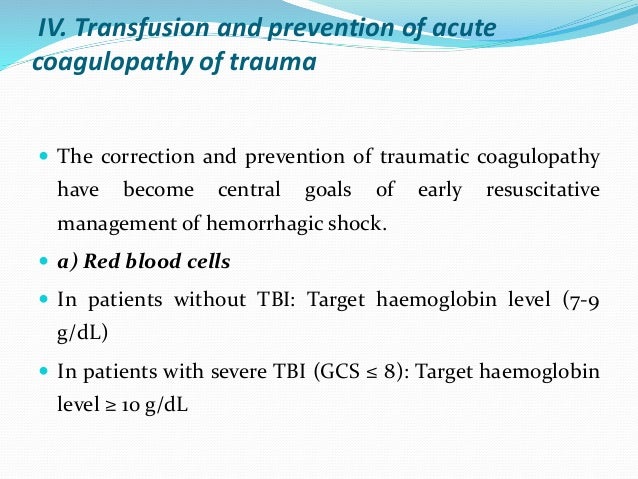 Protocol of trauma resuscitation | PPT