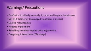Protocol of use for cimetidine | PPTX