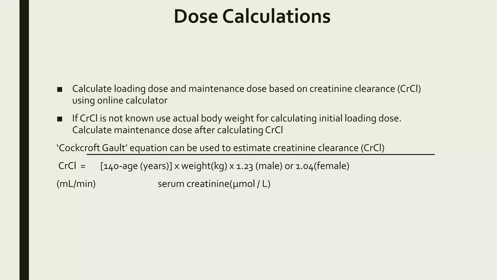 Protocol of use for vancomycin | PPTX