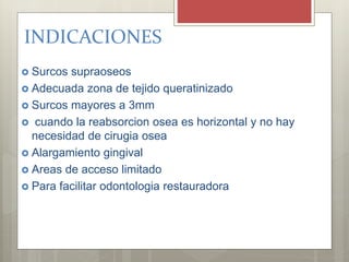Protocolo gingivectomia | PPTX