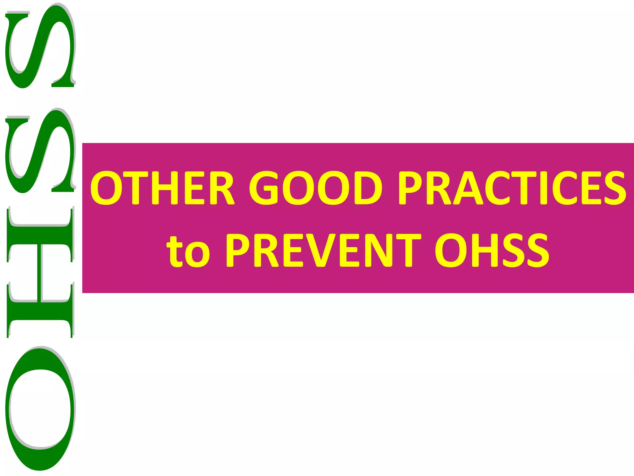 SIMPLE PROTOCOL of MANAGEMENT OVARIAN HYPERSTIMULATION SYNDROME (OHSS ...