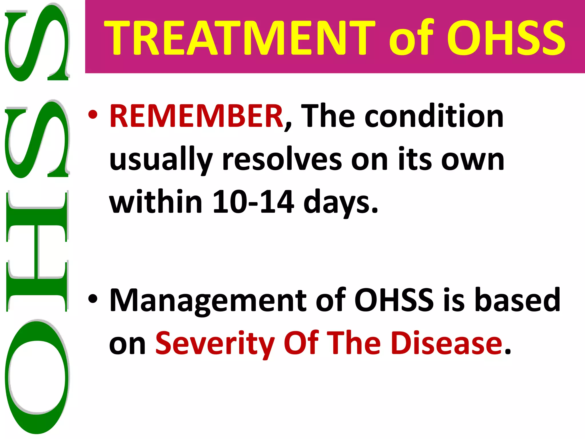 SIMPLE PROTOCOL of MANAGEMENT OVARIAN HYPERSTIMULATION SYNDROME (OHSS ...