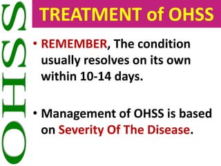 SIMPLE PROTOCOL of MANAGEMENT OVARIAN HYPERSTIMULATION SYNDROME (OHSS ...