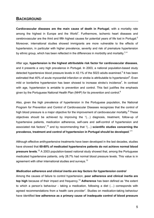 Hypertension study | PDF