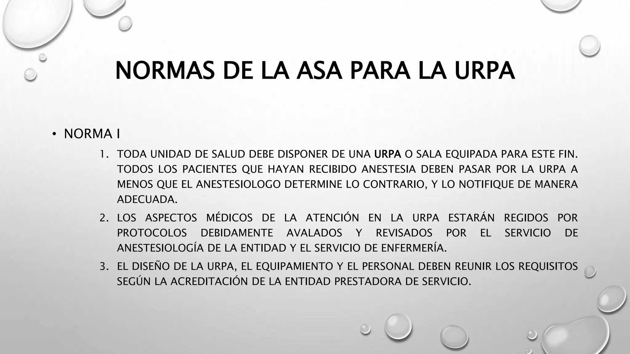 PROTOCOLO SOBRE EL MANEJO POSTOPERATORIO | PPTX