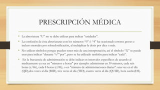 PROTOCOLO PRESCRIPSICION ABREVIATURAS.pptx