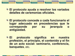 Protocolo primera parte | PPT