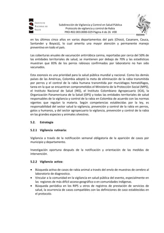 Protocolo rabia | PDF
