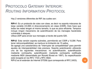 Protocolos de enrutamiento | PPTX