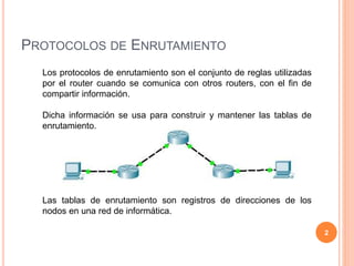 Protocolos de enrutamiento | PPTX