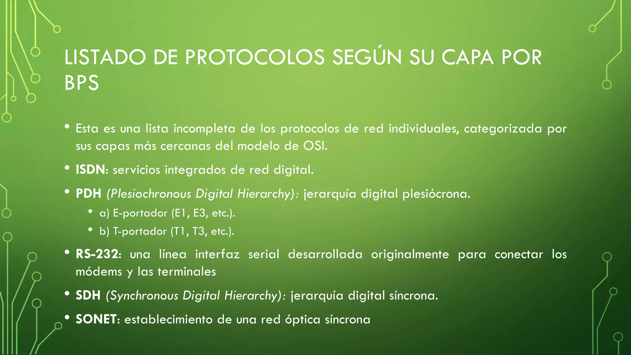 Protocolos de redes | PPT