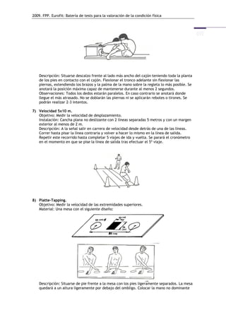Protocolos eurofit | PDF