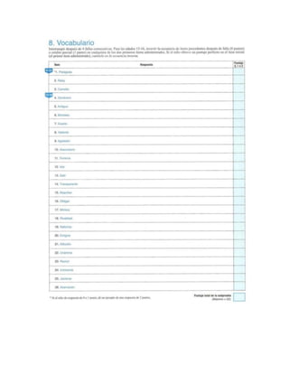 Protocolo wisc iii | PDF